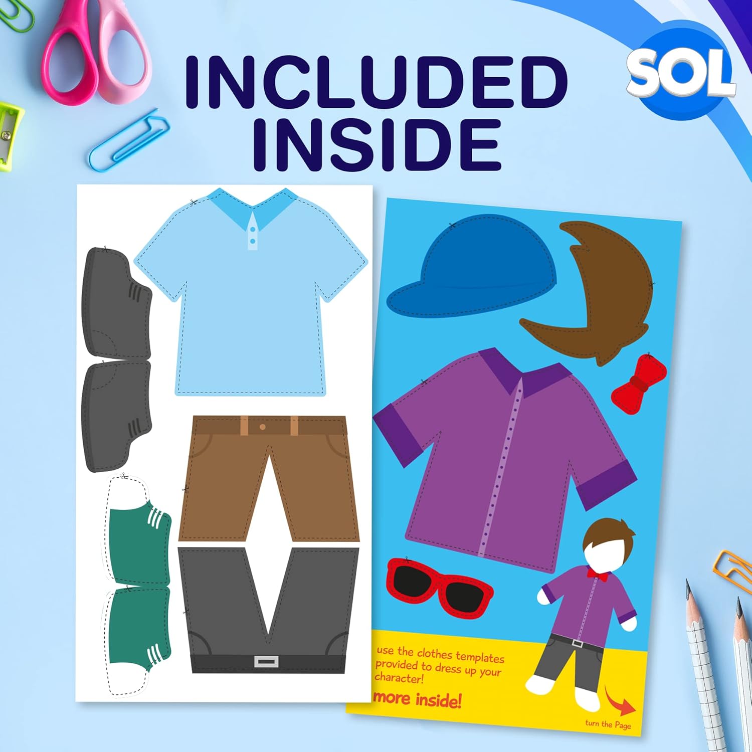 SOL 40pk Paper People Cut Outs Men and Women - Philippines | Ubuy