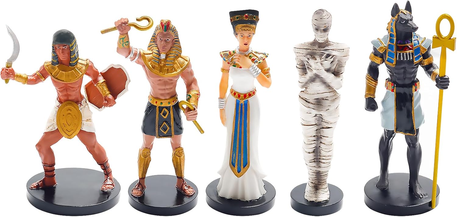 5 Pcs Ancient Egypt Figurines Mini Egyptian Models Philippines | Ubuy