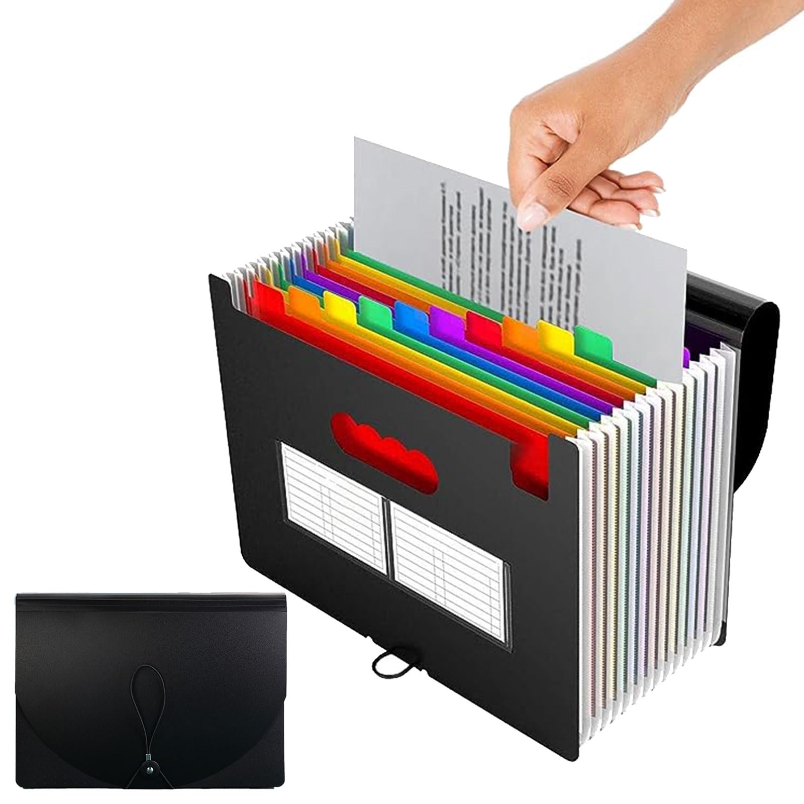 Accordian File Folders Organizer Expanding File Organizer, 25 Pockets ...