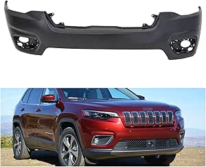 Amazon.com: Cherokee Front Bumper Cover Compatible with 2019 2020 2021 ...