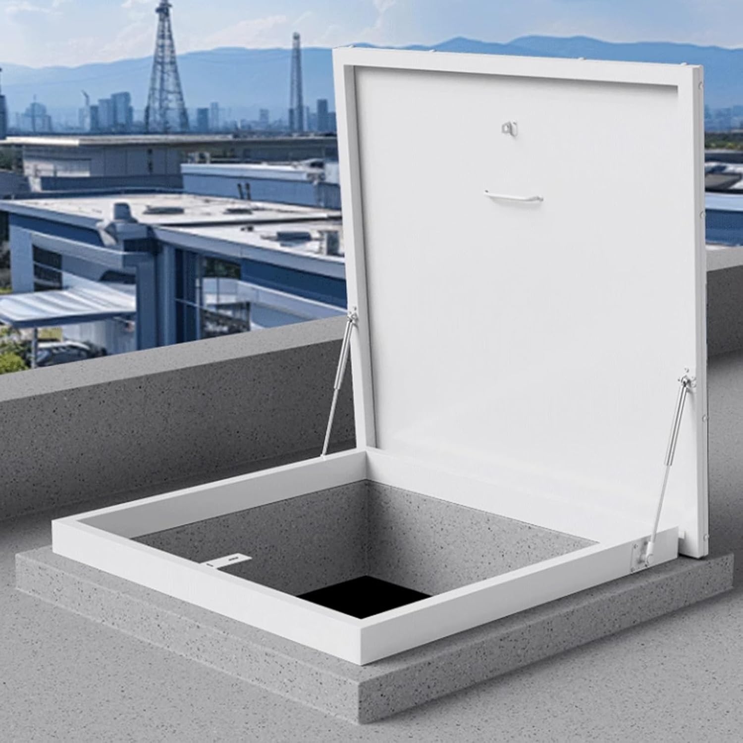 Heavy Duty Steel Roof Hatch Access Door Security Skylight Cover with ...