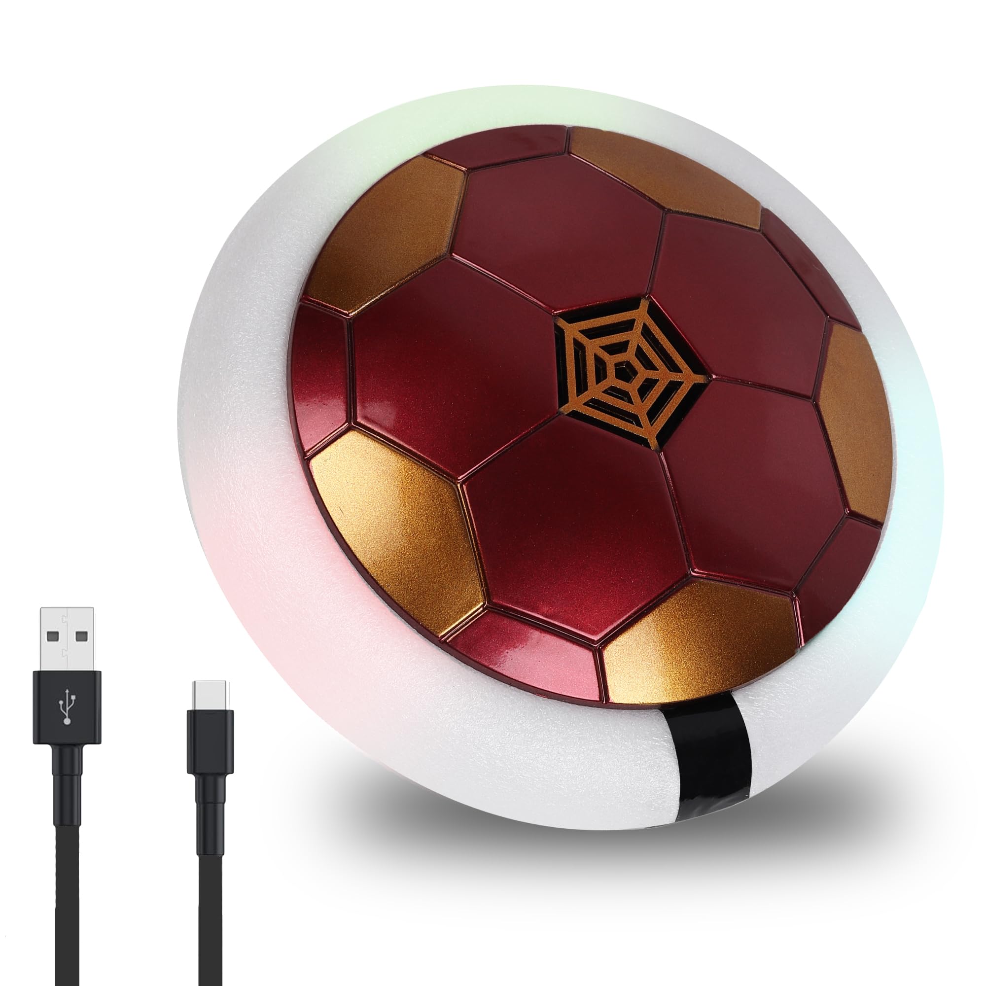 Buy ToyMart Musical C-Type USB Rechargeable Hover Football Indoor ...