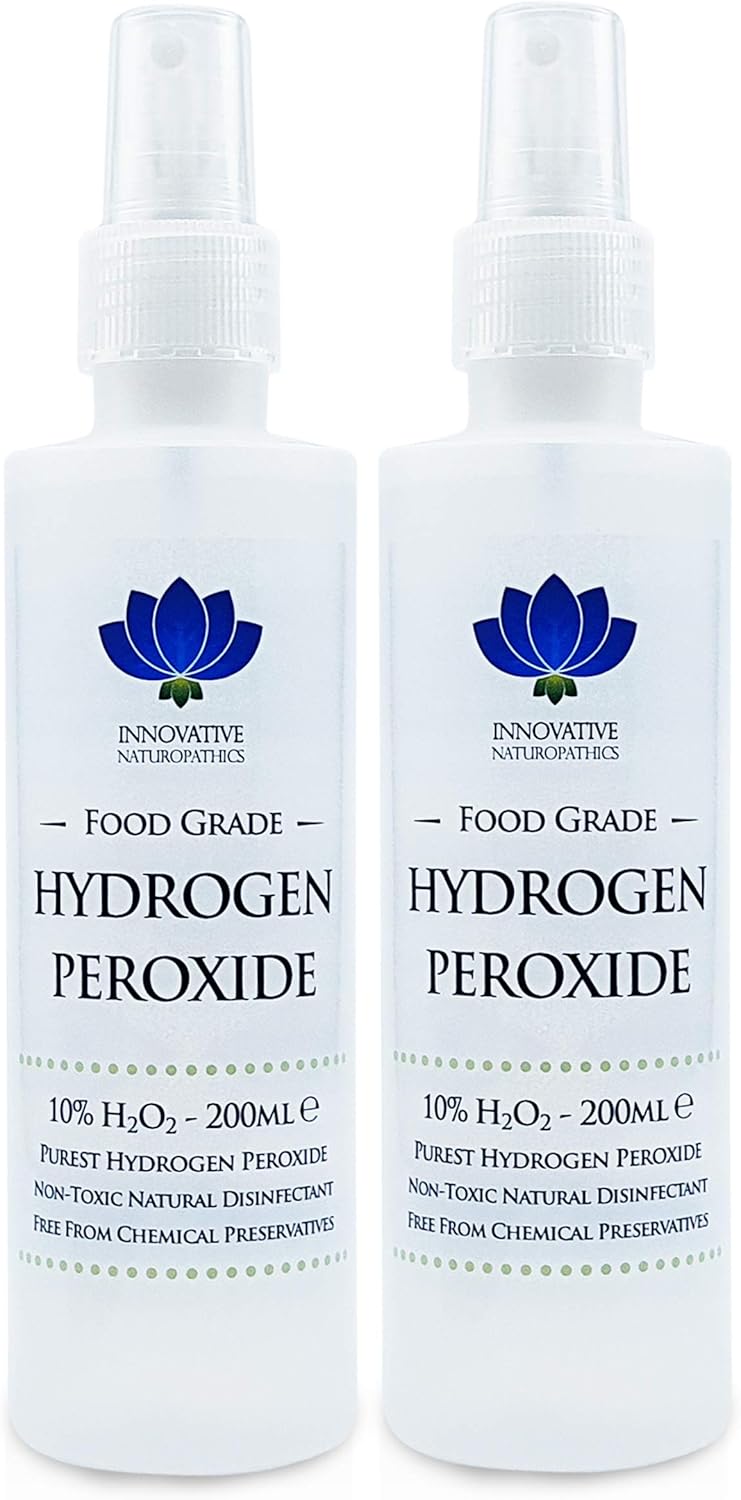 Hydrogen Peroxide Spray - Food Grade - 10% - 200ml - Pure H2O2 - No ...