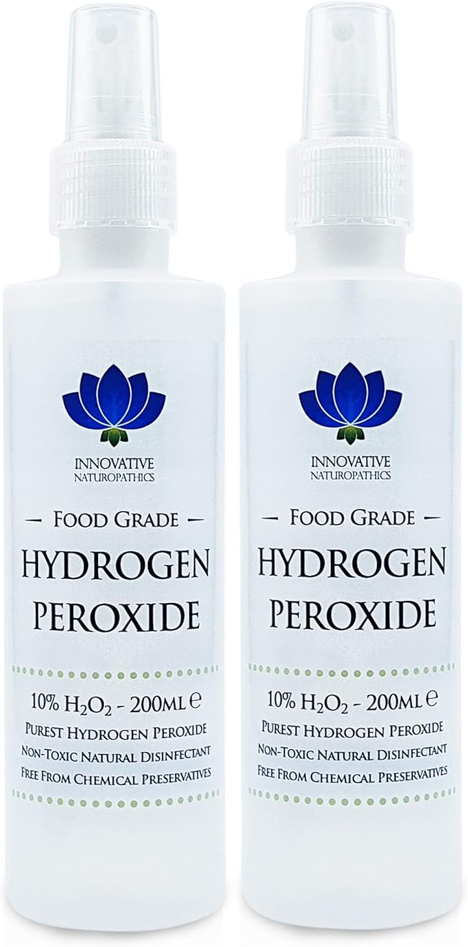 Hydrogen Peroxide Spray - Food Grade - 10% - 200ml - Pure H2O2 - No ...