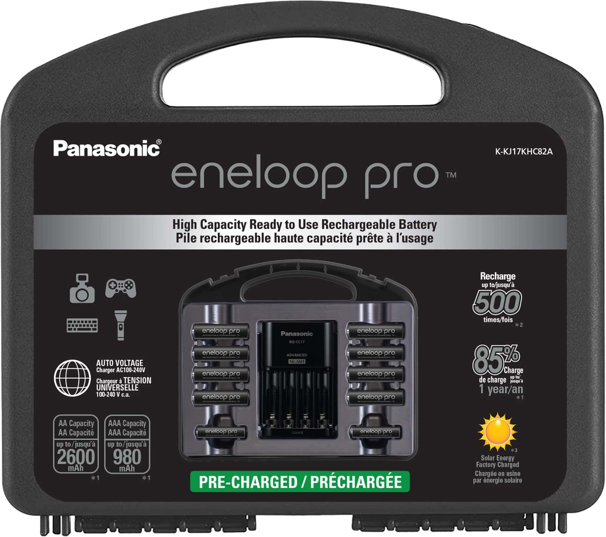 Eneloop Panasonic Pro Nuevas baterías Profesionales de Alta Capacidad ...