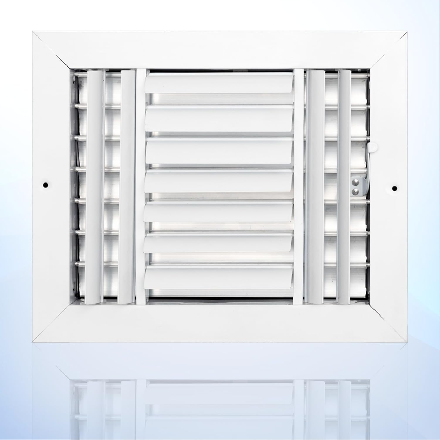 Aluminum 3-Way Vent Cover: Adjustable Curved Blade Air Supply Diffuser ...
