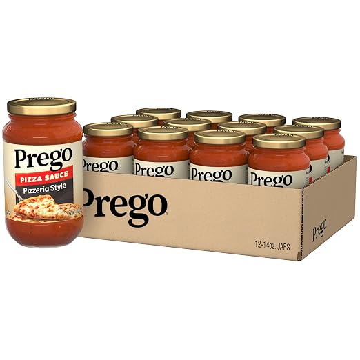 Amazon.com : Prego Pizzeria Style Pizza Sauce, 14 OZ Jar : Grocery ...
