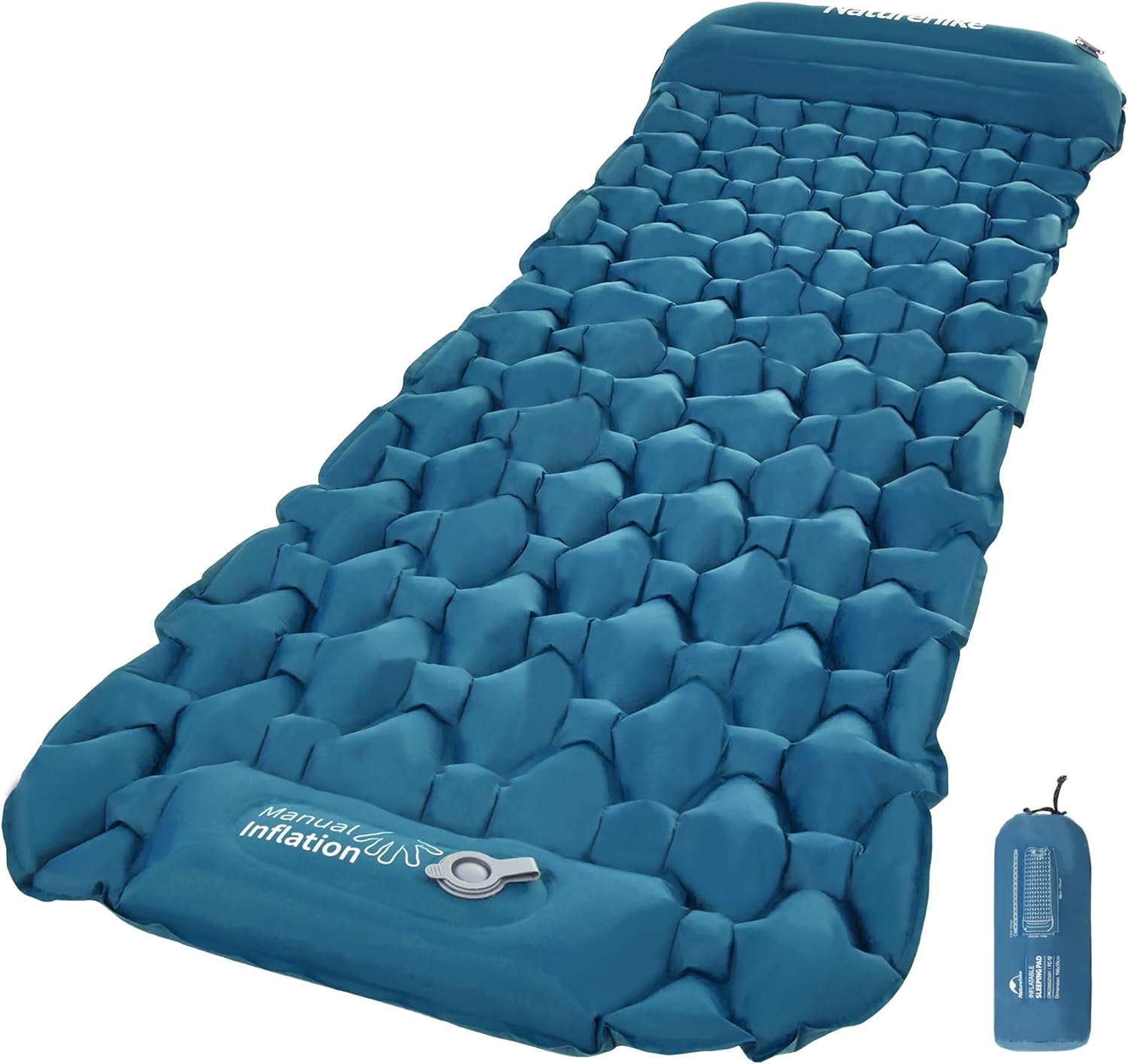 Naturehike Self-Inflating Camping Sleeping Air Mat with Pillow Built-in ...