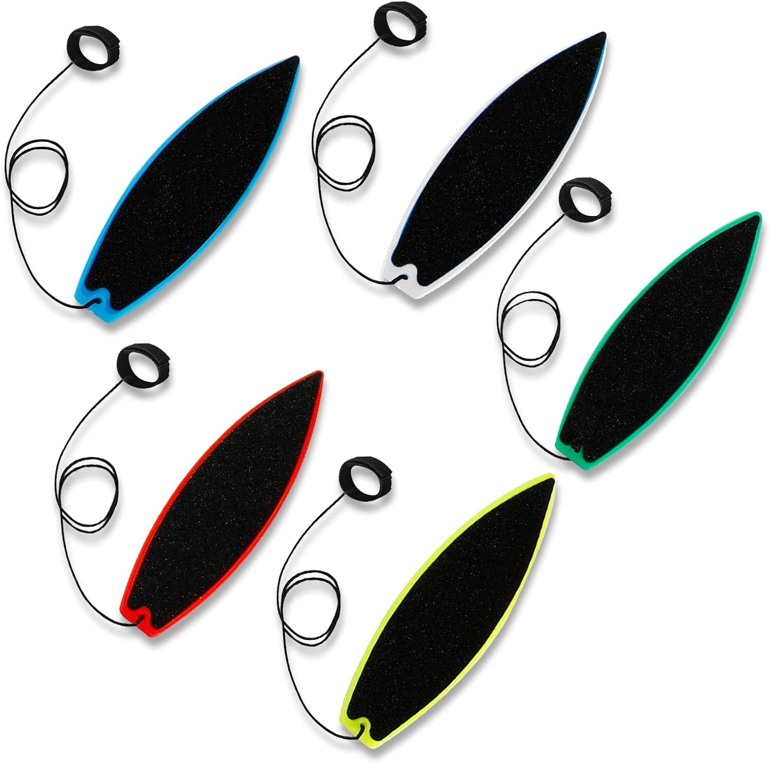 Amazon.com: pokeruta 5 Packs Mini Finger Surfboard for Car Ride Wind ...