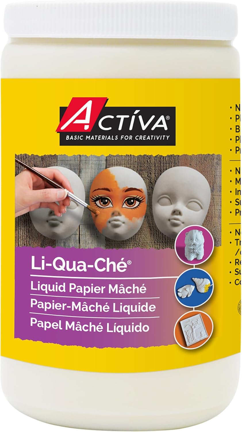 Amazon.com: Li-Qua-Che 405 Activa Air Cured Paper Mache