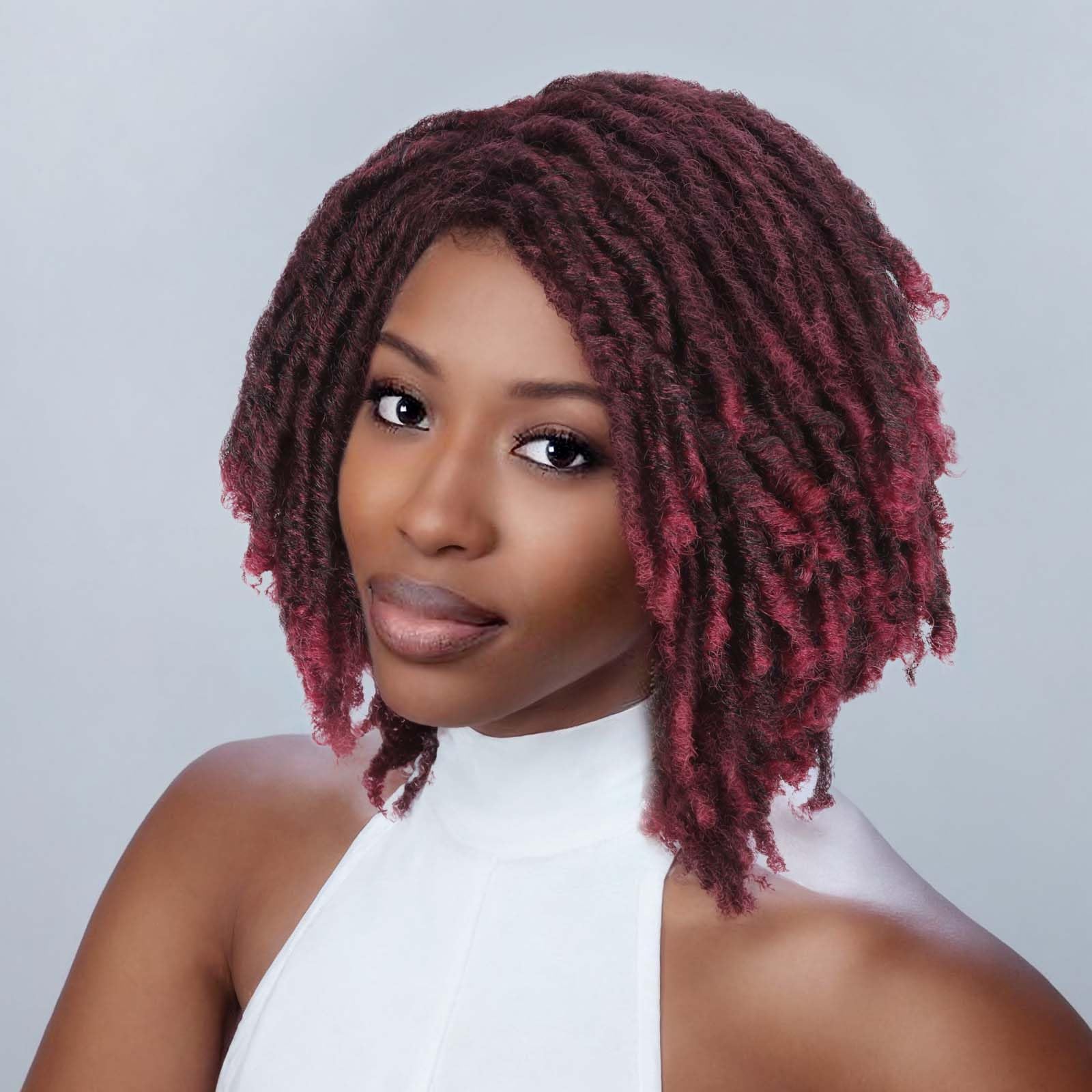 Amazon.com : WIGER Short Dreadlock Wig for Black Women And Men Glueless ...