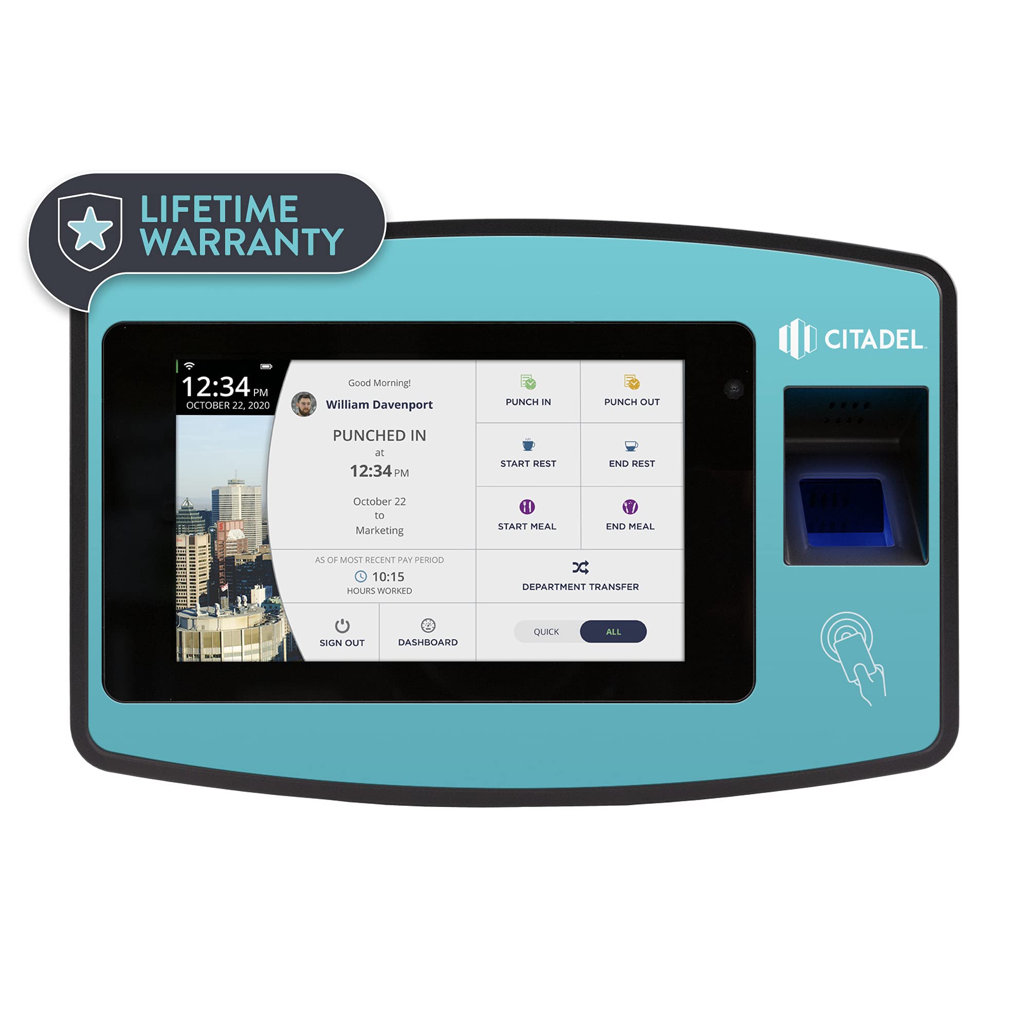 Snapklik.com : Citadel Tablet Time Clock