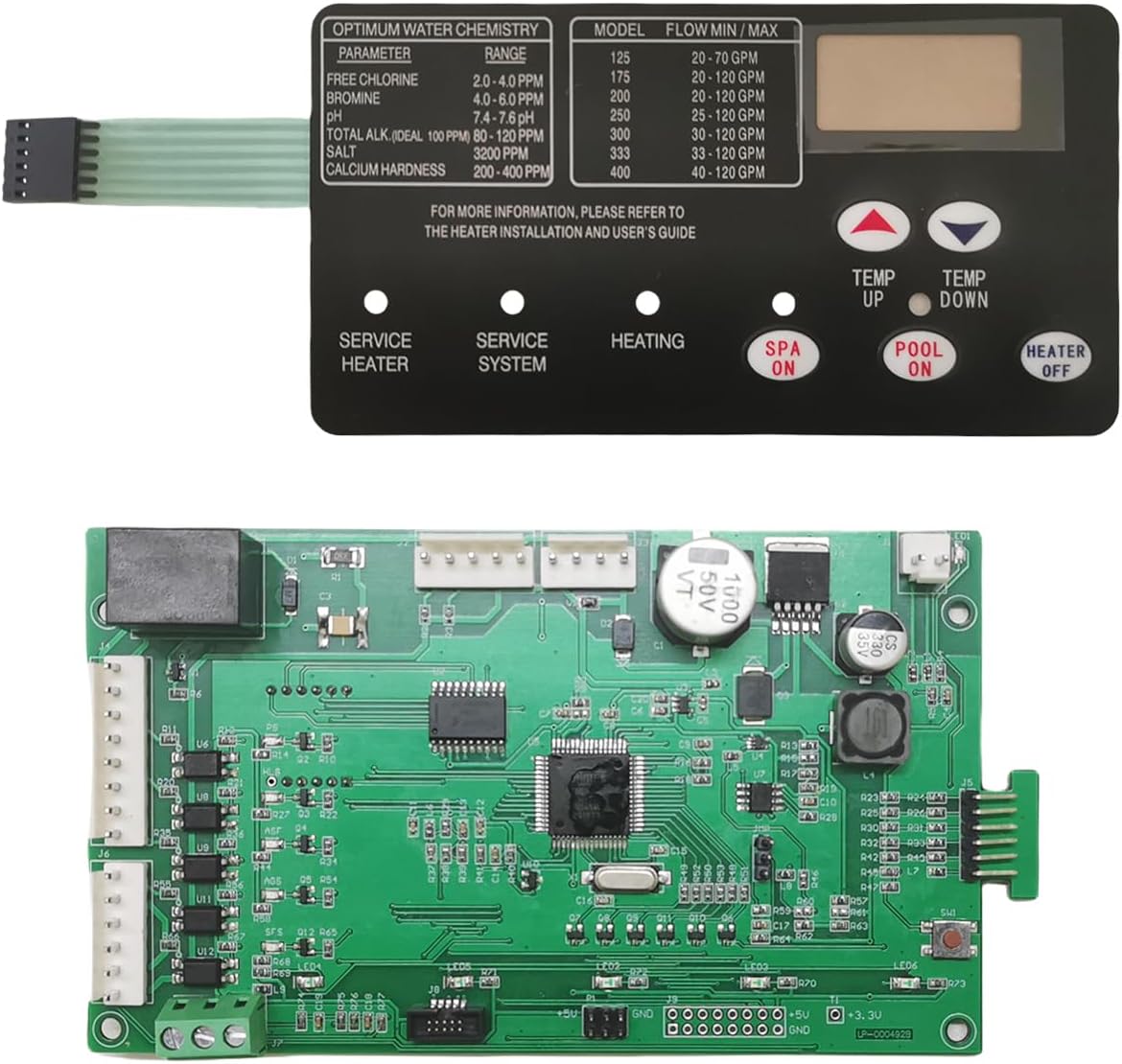 Amazon.com : VARONGHKOO 42002-0007S Pool Heater Control Board kit with ...