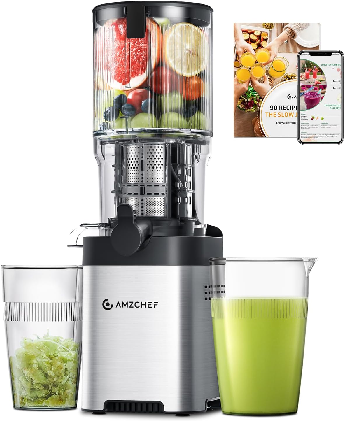 Extracteur de Jus BioChef Atlas Whole Slow Juicer PRO - Puissance ...
