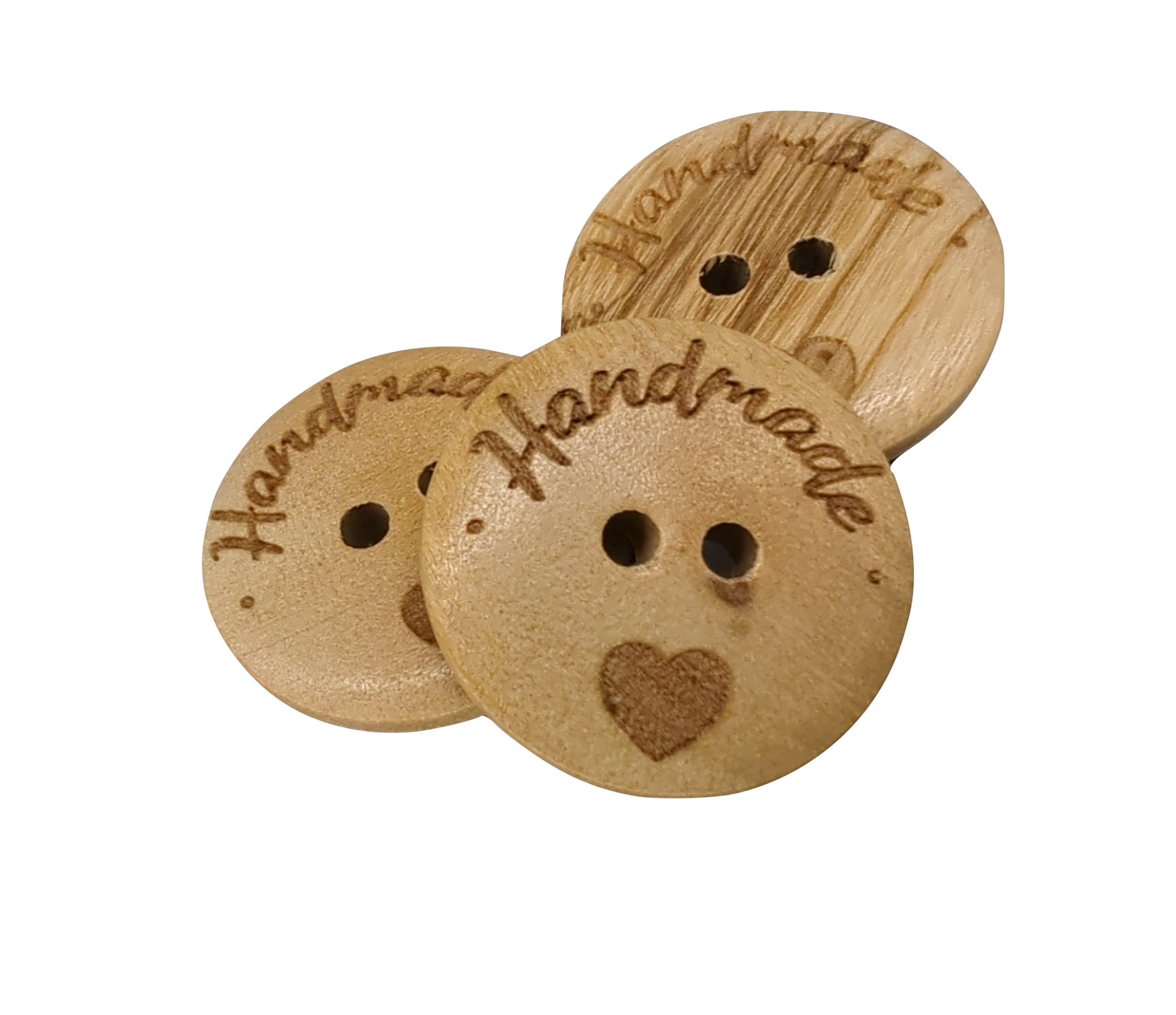 Amazon.com: Wooden Buttons Handmade - Waxed Olive Wood - 2 Holes / 4 ...