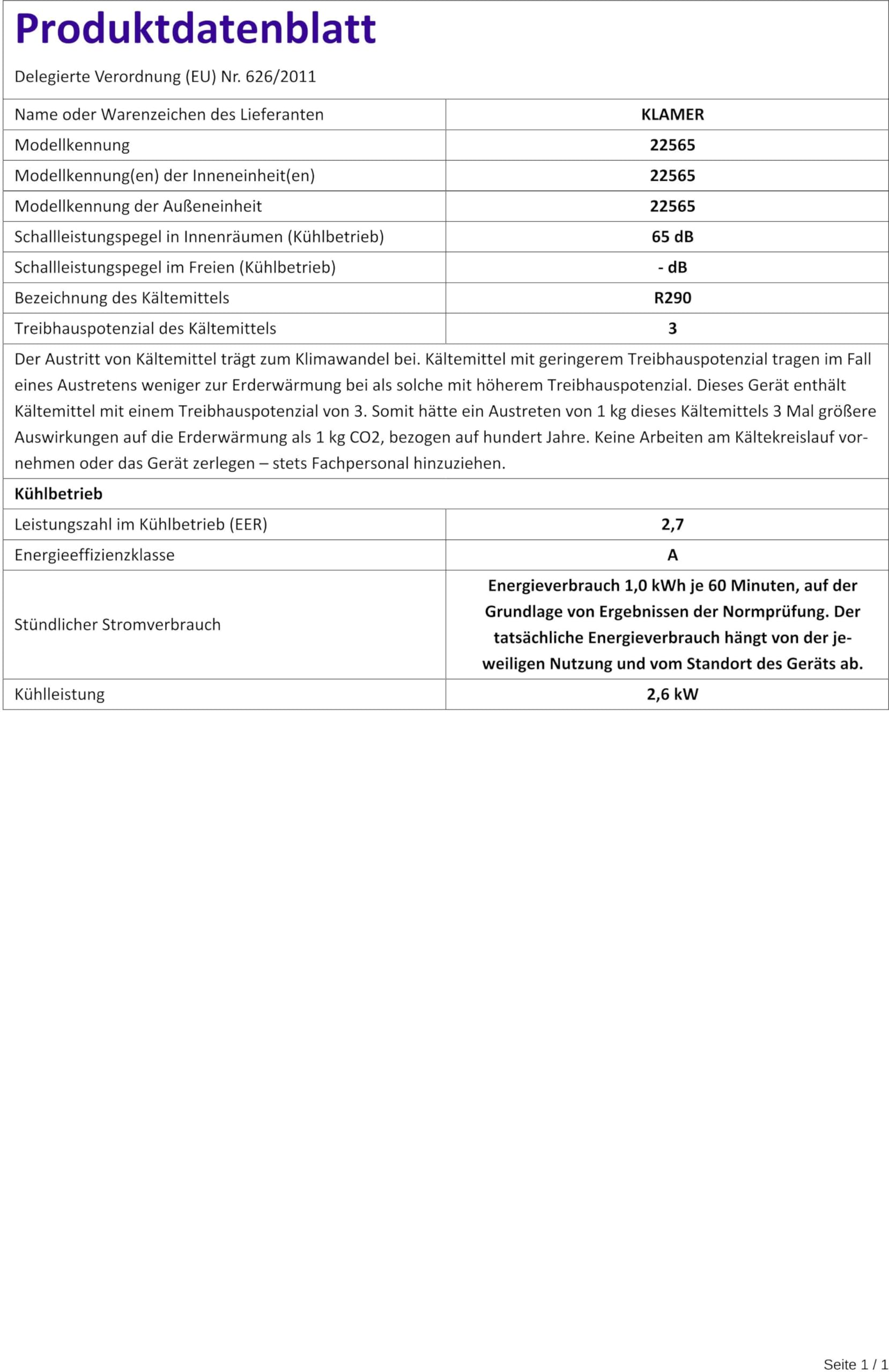 Tristar AC-5531 Mobile Klimaanlage – Kombinierte Kühl-, Entfeuchtungs ...