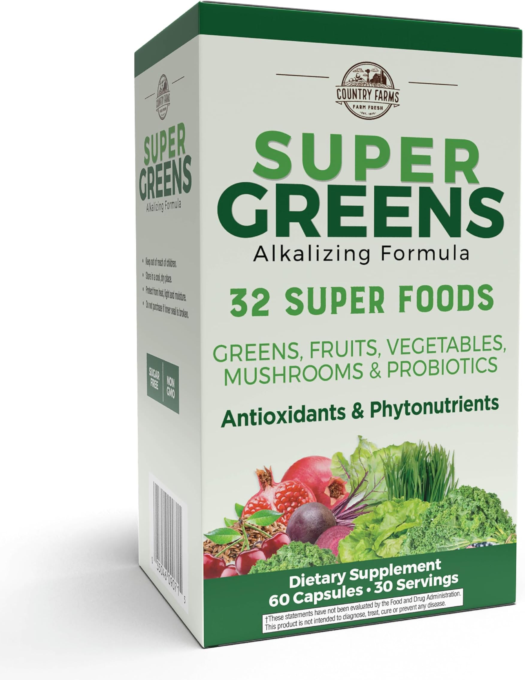 Amazon.com: Carlyle Super Greens Capsules | 250 Count | Non-GMO ...