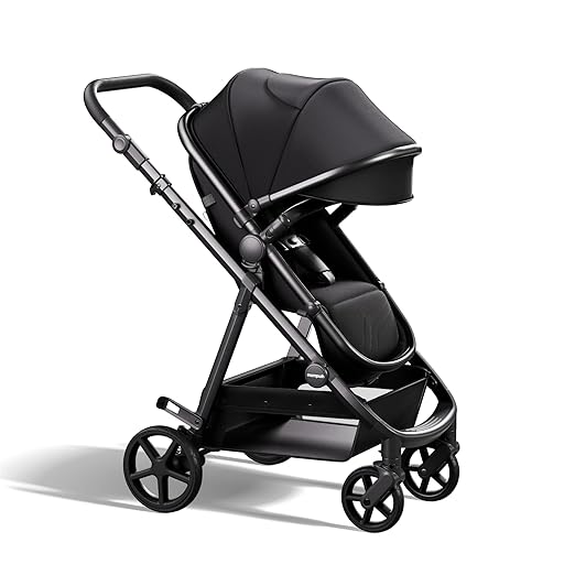 Amazon.com : Mompush Baby Stroller, Convertible 2-in-1 with Bassinet ...