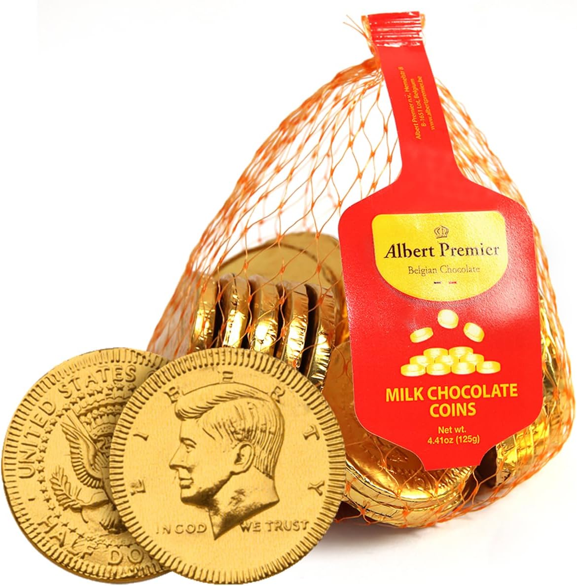 Amazon.com: By The Cup Chocolate Gold Coins 2 lb Bulk Bag (Kosher Dairy ...