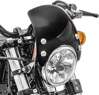 Amazon.com: Windshield Compatible with Harley Davidson Sportster 883 04 ...