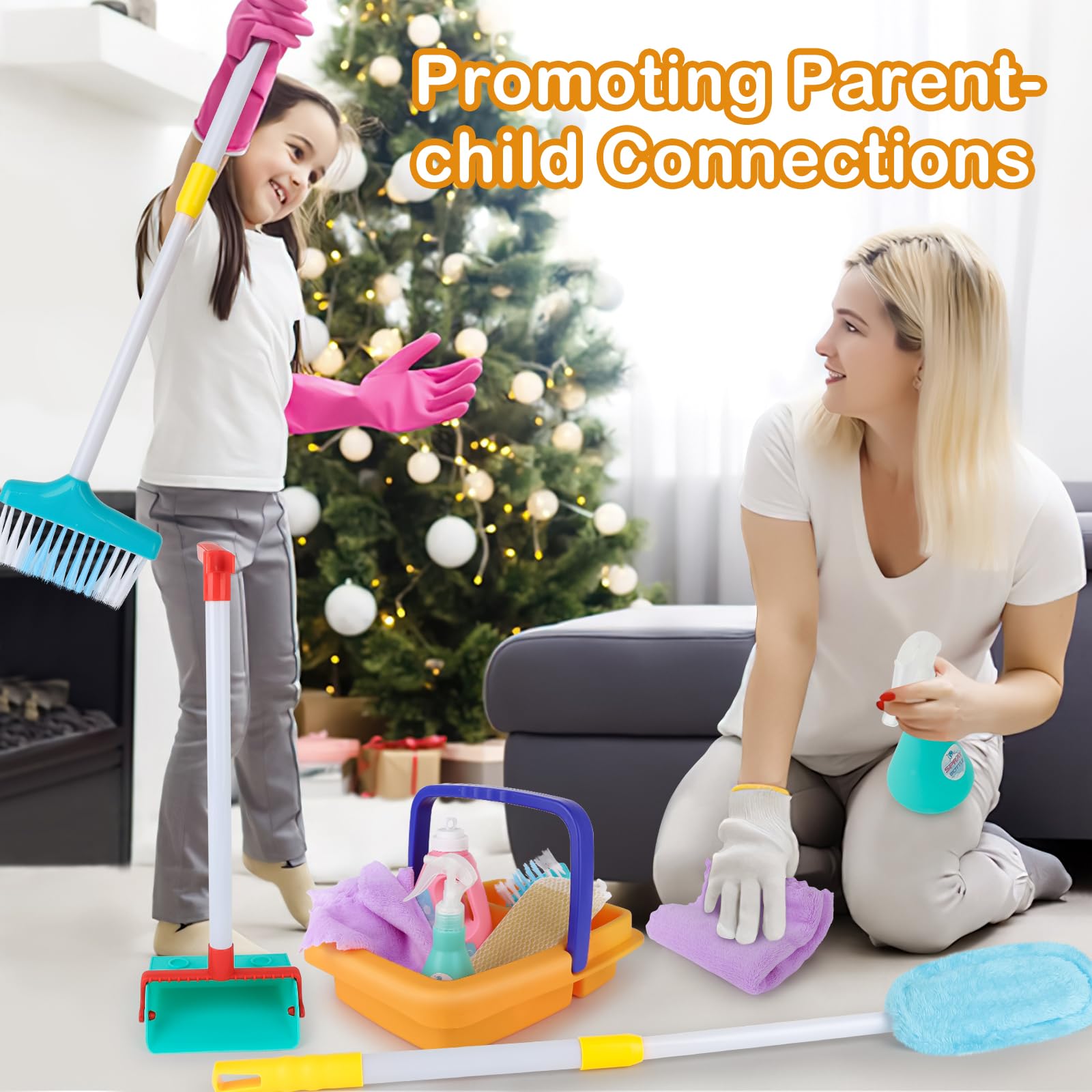 Snapklik.com : Kids Cleaning Set 16 Pcs Toddlers Housekeeping Pretend ...