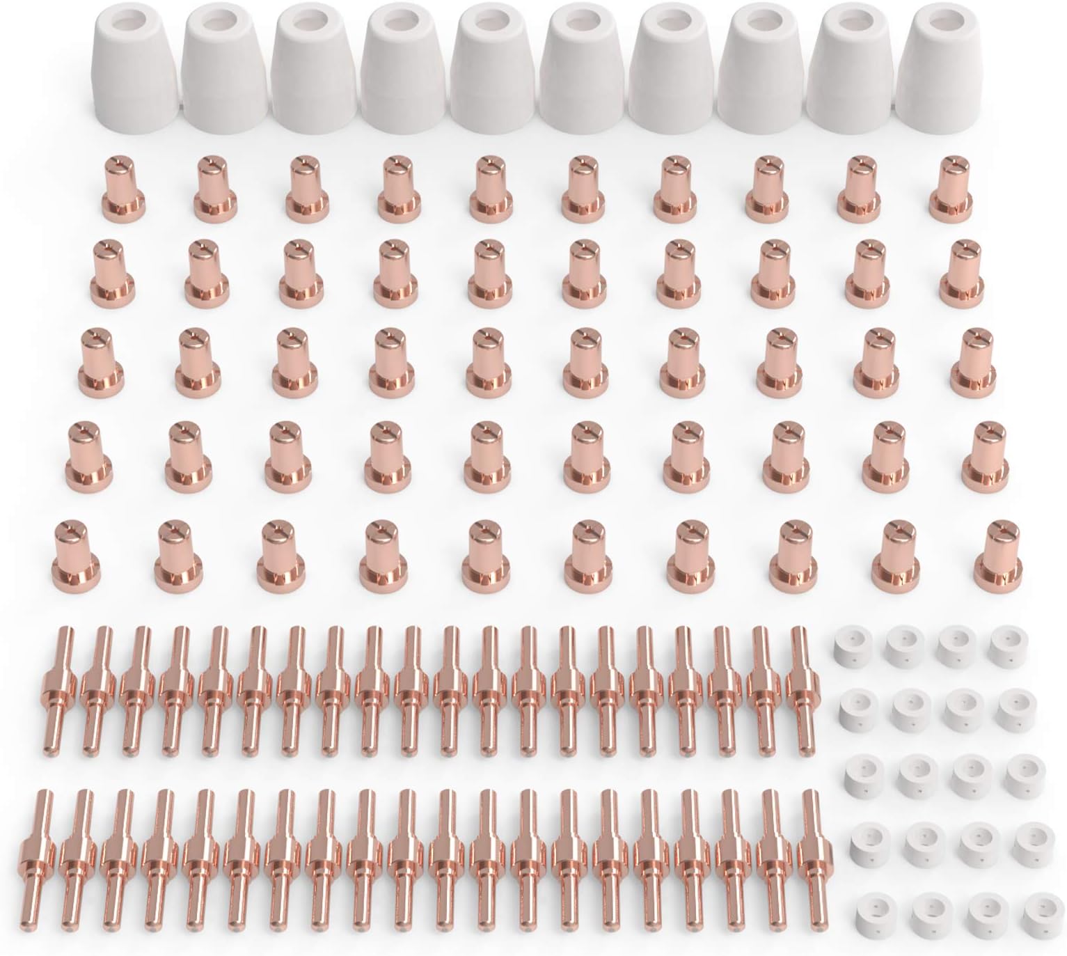 YESWELDER CUT-65DS Non-HF Digital Display Plasma Cutter & 24Pcs ...