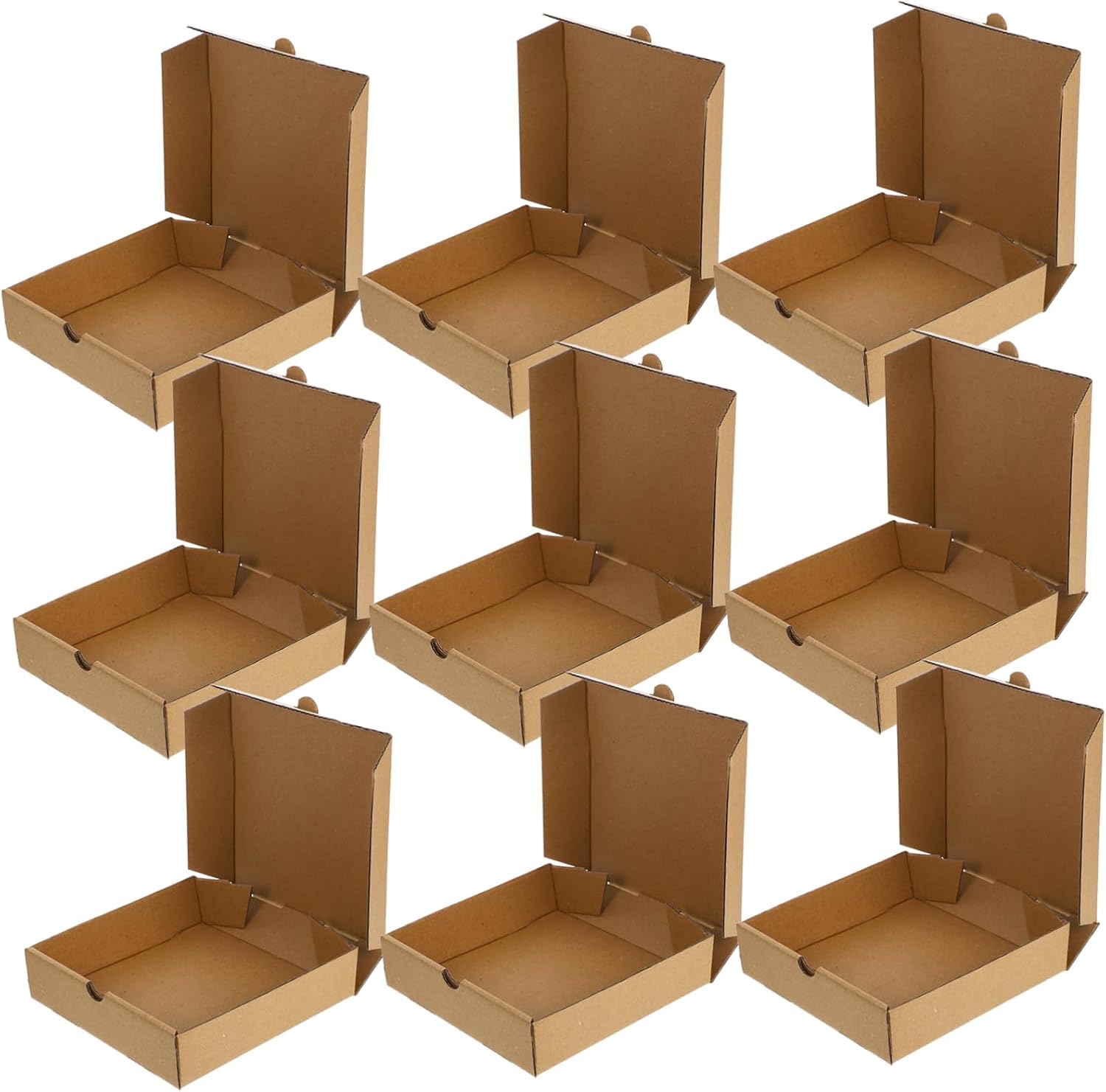 Gatuida 10pcs Kraft Paper Pizza Boxes Sturdy Takeout Nepal | Ubuy