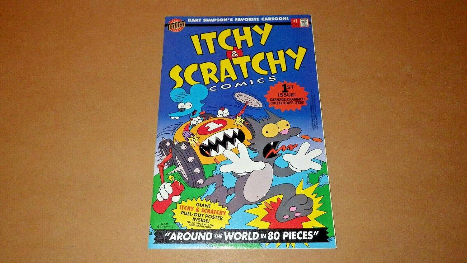 Itchy & Scratchy Comics 1st Issue Bongo Comics (Itchy & Scratchy ...