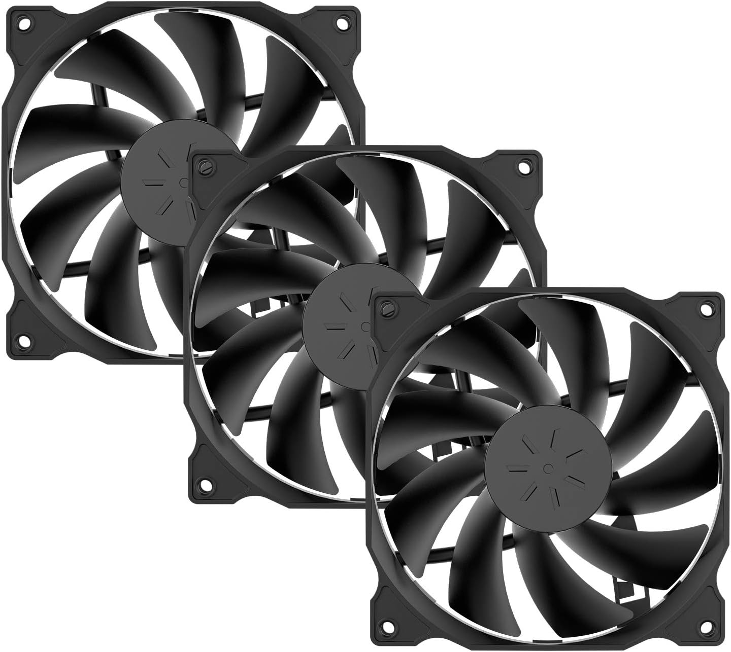 upHere Long Life Computer Case Fan 120mm Cooling Case Fan for Computer ...