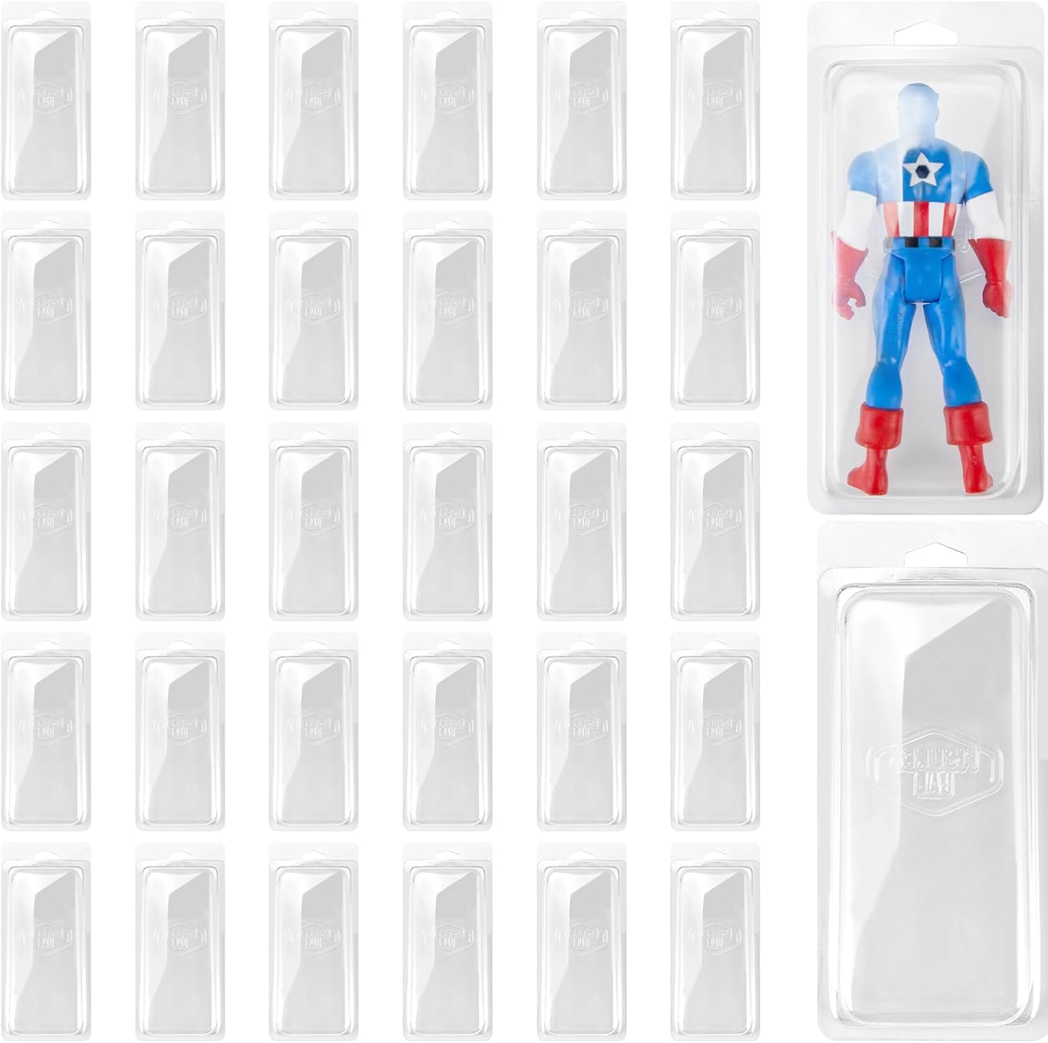 Amazon.com: SIXPOINTS 30 Pack Action Figure Display Case - Inspired ...