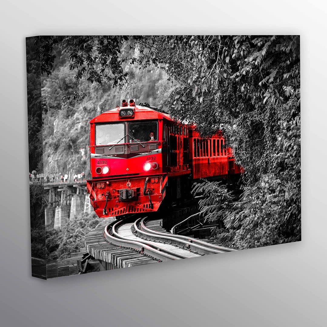Train Track Painting