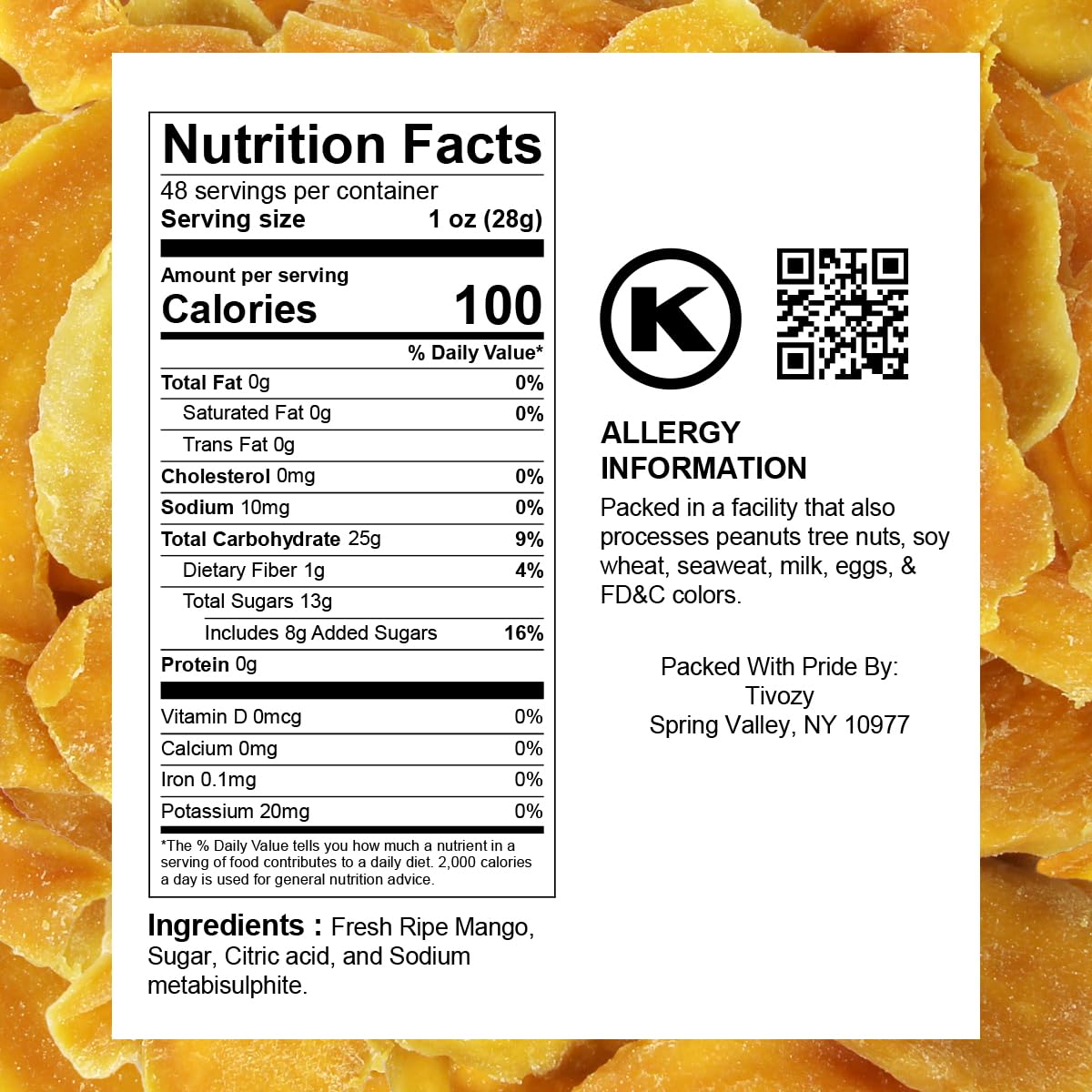 Snapklik.com : Dried Mango Slices - Soft & Juicy Sweet Dried Mango ...