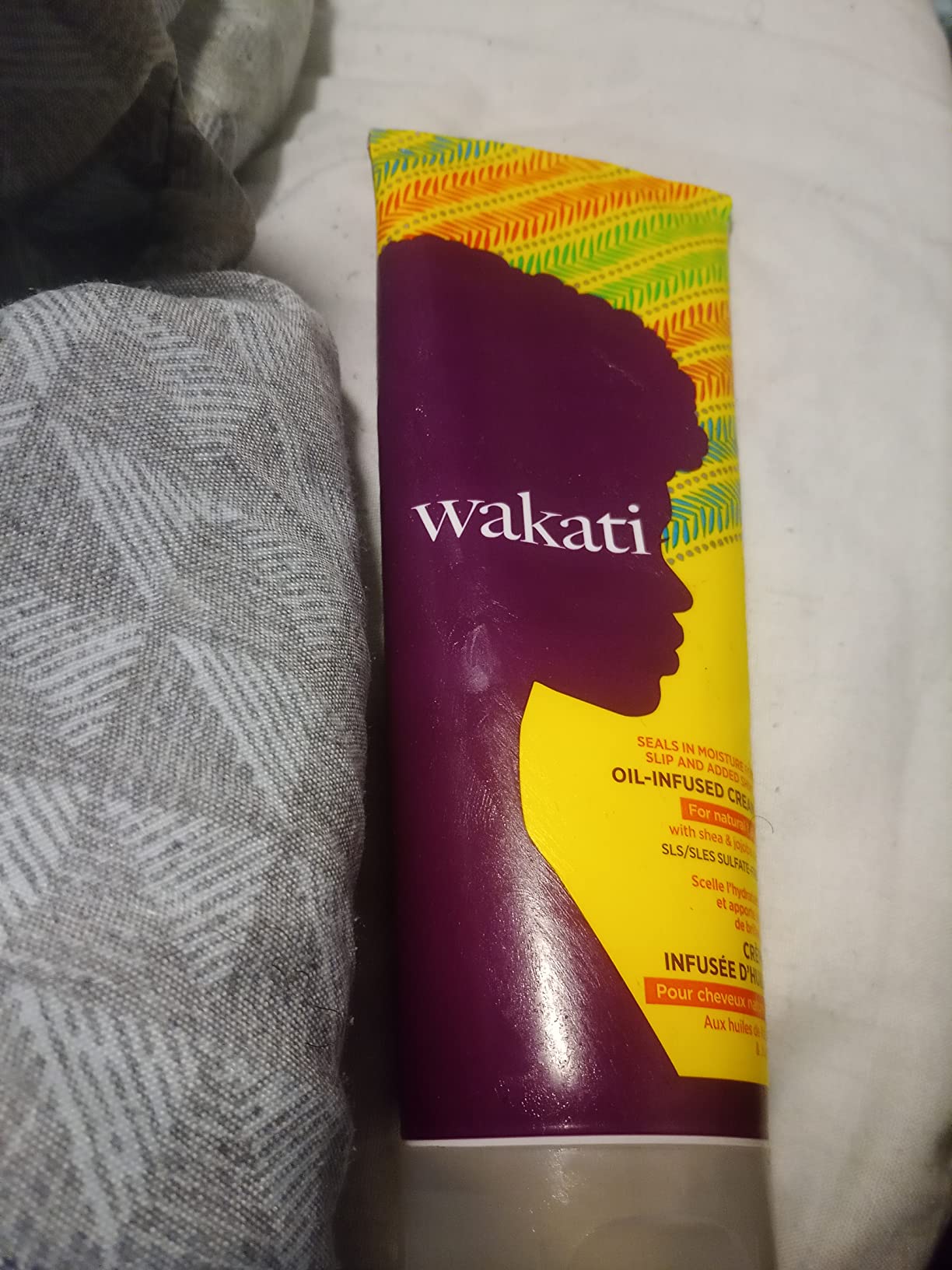 Wakati Oil-Infused Moisturising Detangling Curl Defining Cream for ...