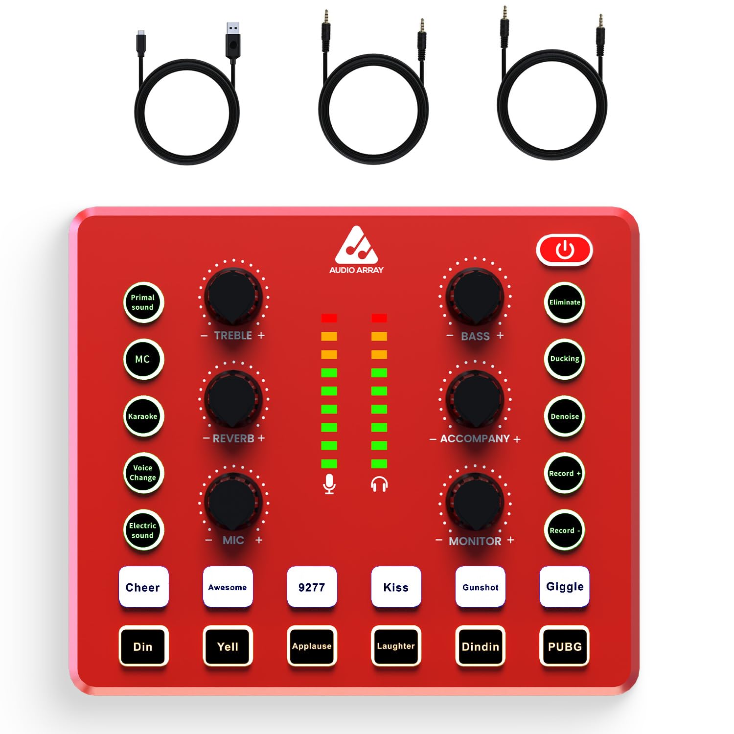 Audio Array AI-11 USB Bluetooth Soundcard, Mixer, Audio Interface | 2 ...