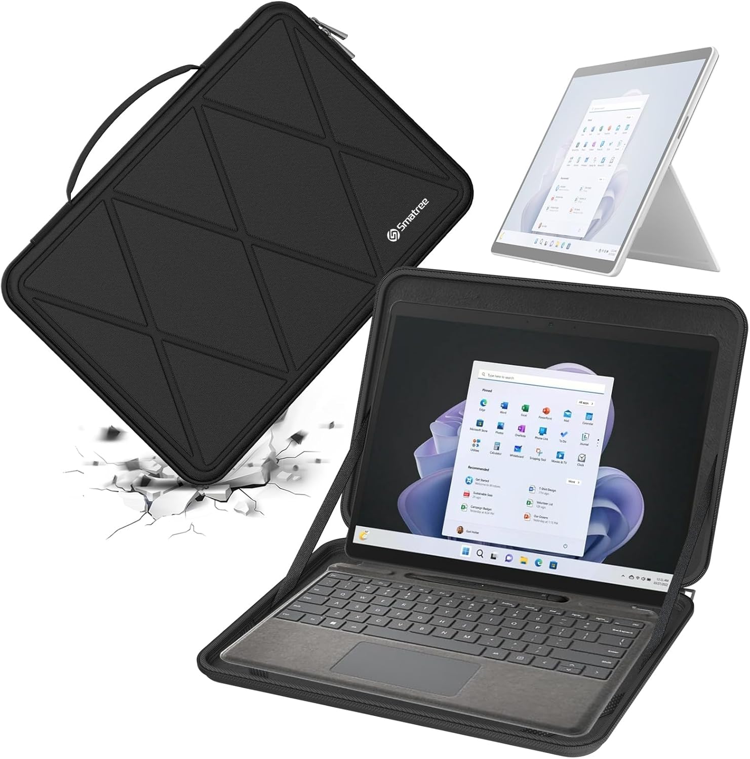 Amazon.com: Smatree Hard EVA Protective Sleeve Case Compatible for 13 ...