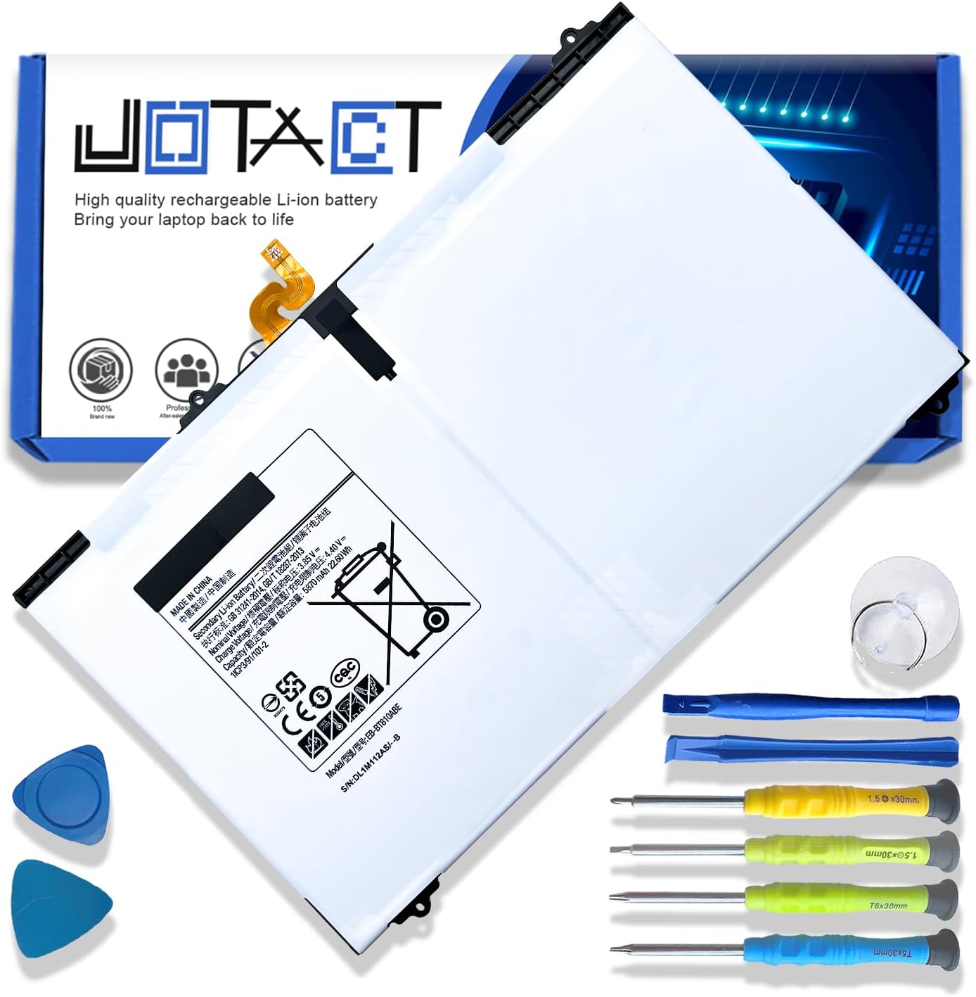 Amazon.com: JOTACT EB-BT810ABE Tablet Battery Compatible with Galaxy ...