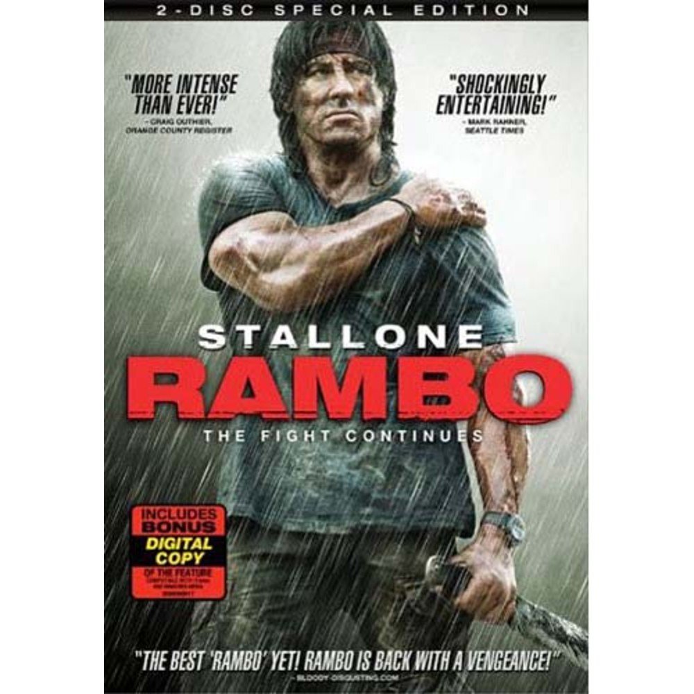 Amazon.com: Rambo (Special Edition + Digital Copy) : Sylvester Stallone ...