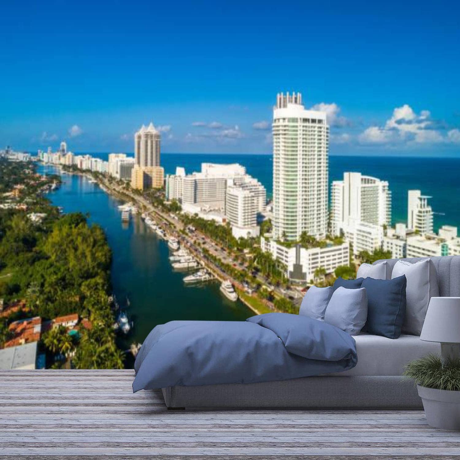 Miami Beach Skyline Wallpaper