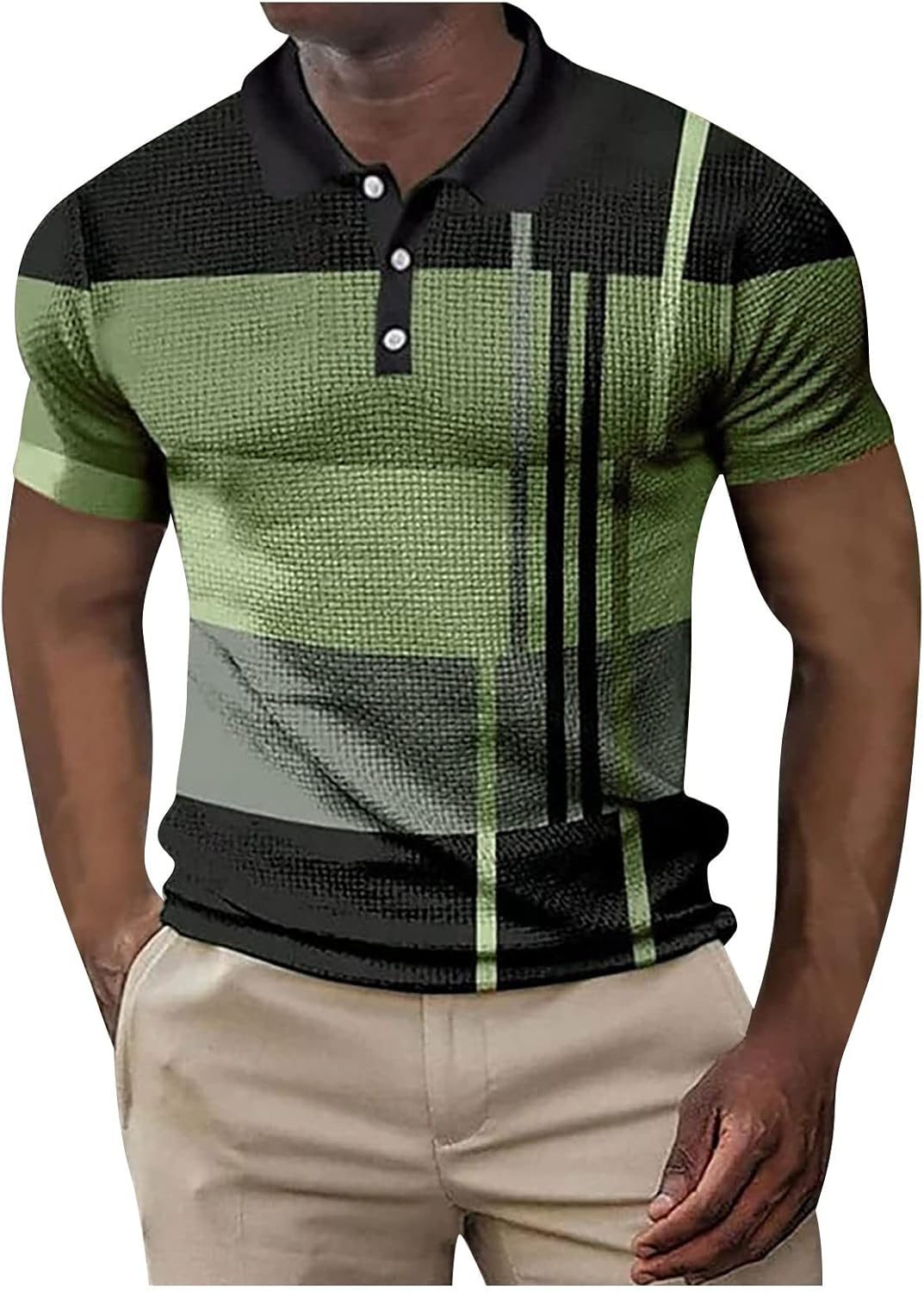 Generic Men Polo Shirt with Pocket Short Sleeve Slim Fit Golf Shirts ...