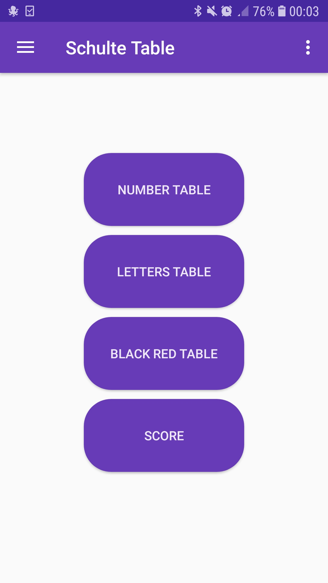 Schulte Table - Focus and Attention Trainer - App on Amazon Appstore