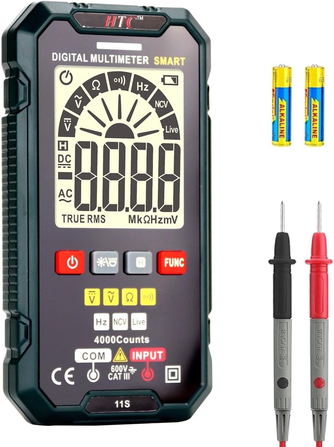 HTY HTC-11S 600V AC DC Smart digital multimeter : Amazon.in: Industrial ...