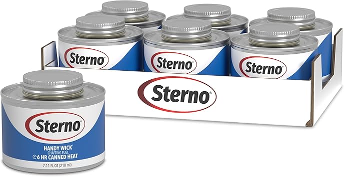 Amazon.com: Sterno Fuel Cans - 6-Hour Burn, (6-Pack) Chafing Dish Fuel ...