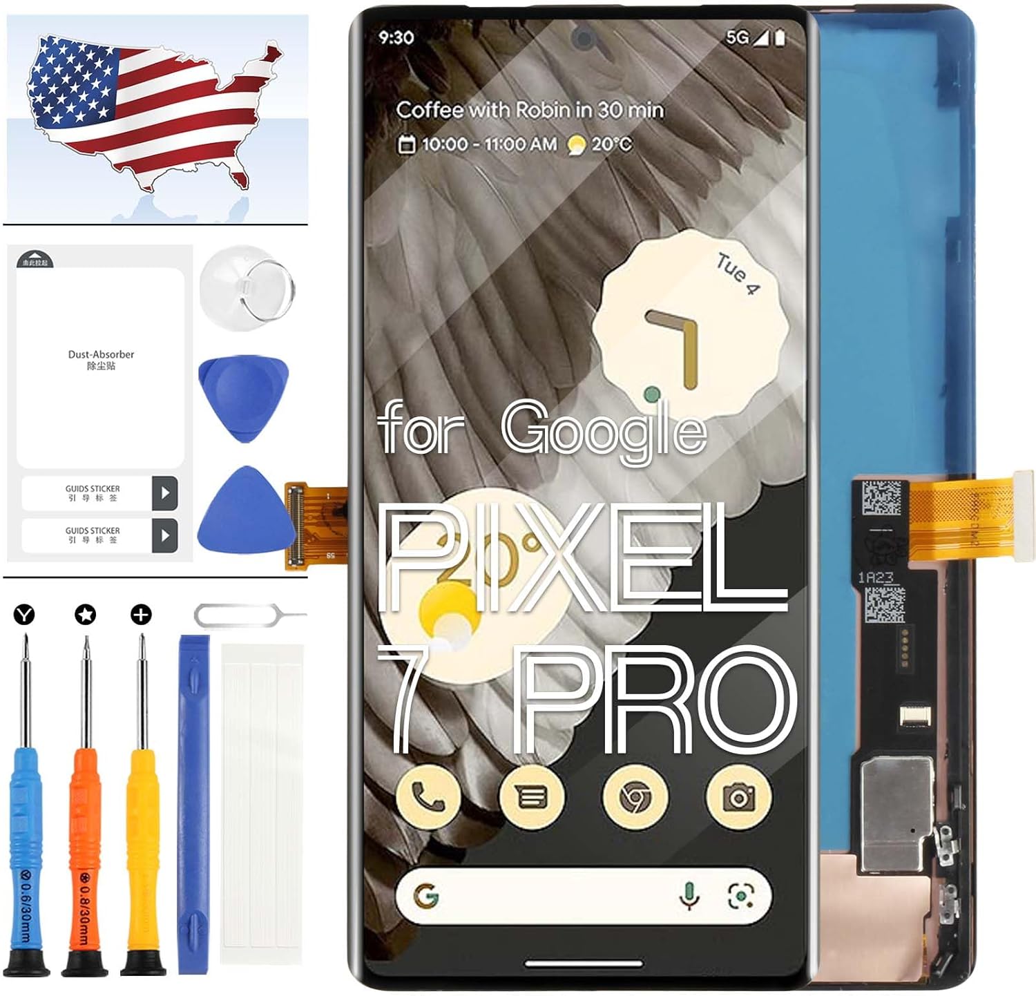Amazon.com: for Google Pixel 7 Pro 5G Screen Replacement for Google ...