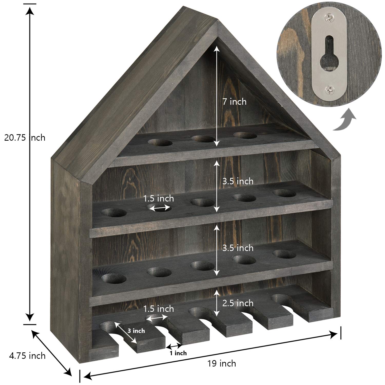 Wooden Bat Display MyGift Baseball Bat Rack – Freestanding Wood & Metal ...