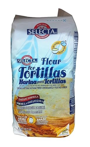 Amazon.com : Selecta Flour Tortilla Ready Mix 2.2lb Bag (Pack of 2 ...