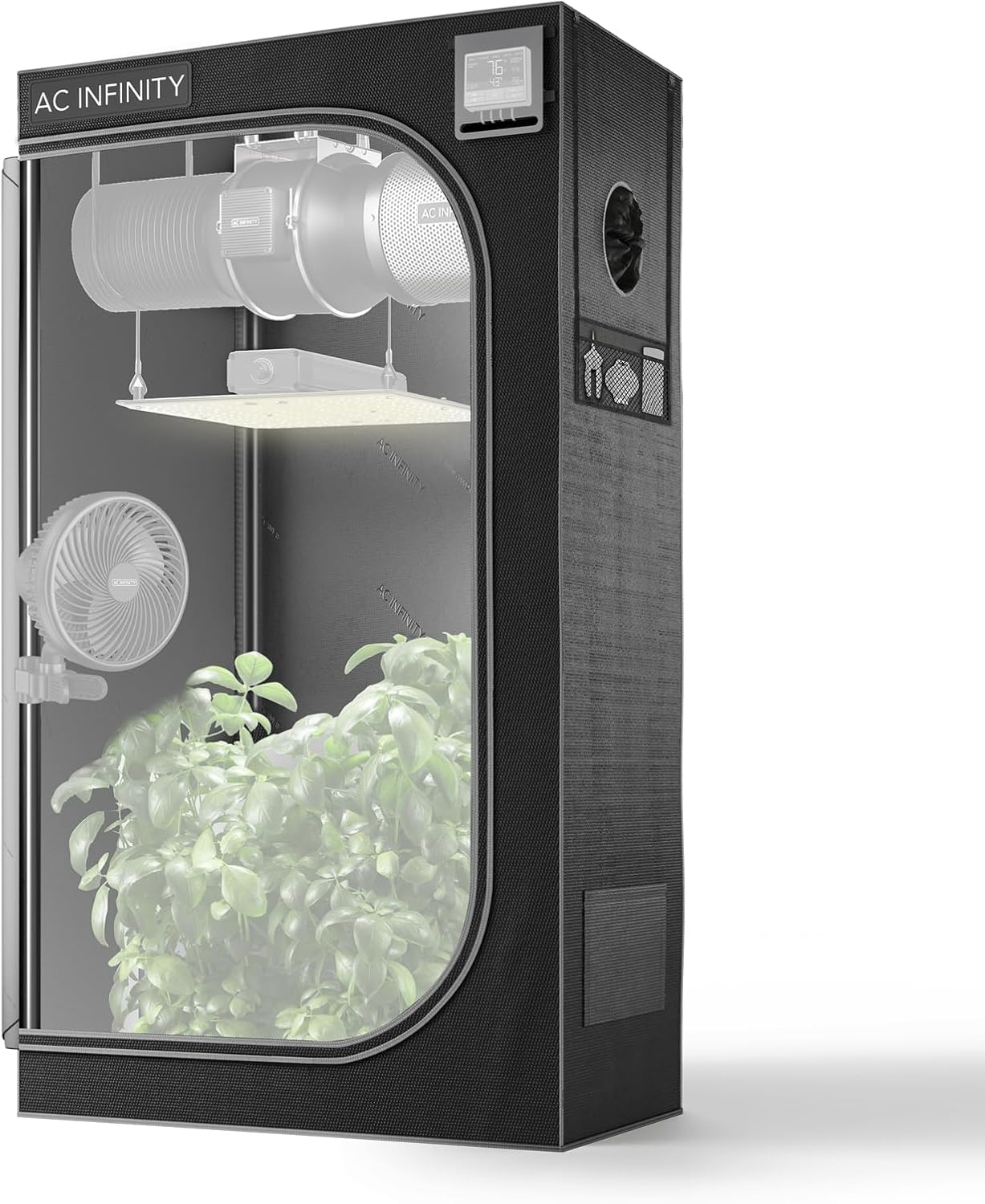 AC Infinity CLOUDLAB 632 Advance Grow Tent 90x50x160cm Thickest 2.5cm ...