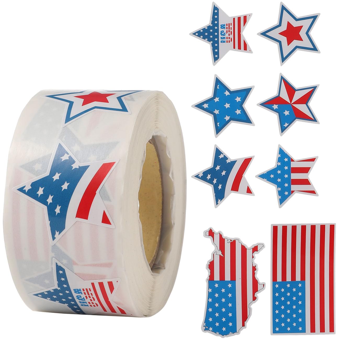 Patriotic Stickers By The Roll Women's & Men's Clothing, Shop Online