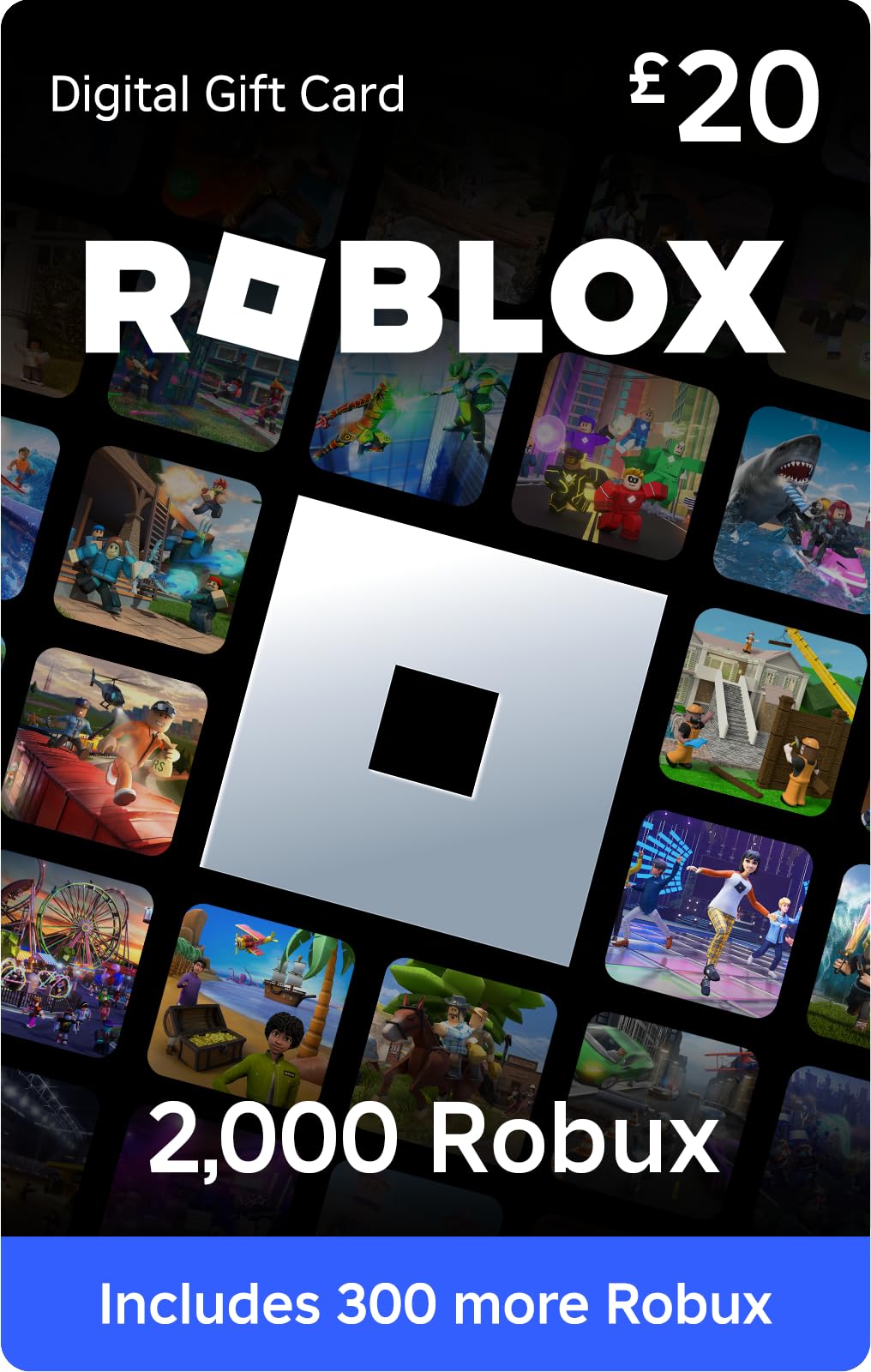 Roblox Gift Card - 2,000 Robux [Includes Exclusive Virtual Item ...