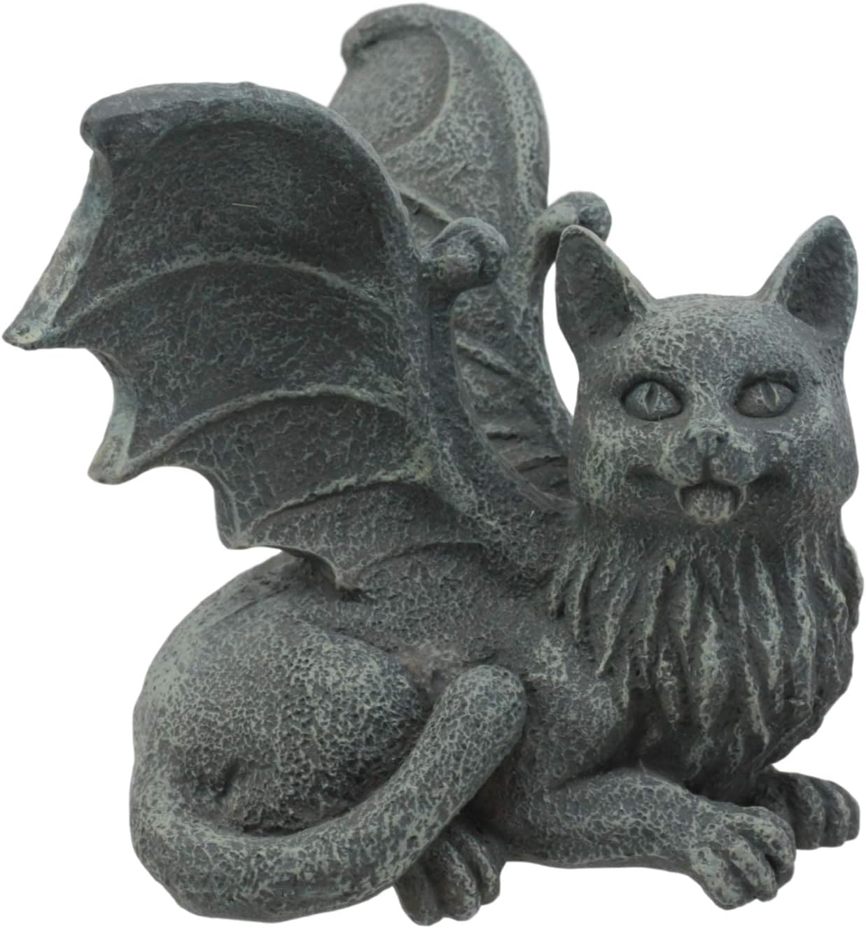 Amazon.com: Ebros Gothic Winged Cat Gargoyle Ledge Shelf Desk Sitter ...