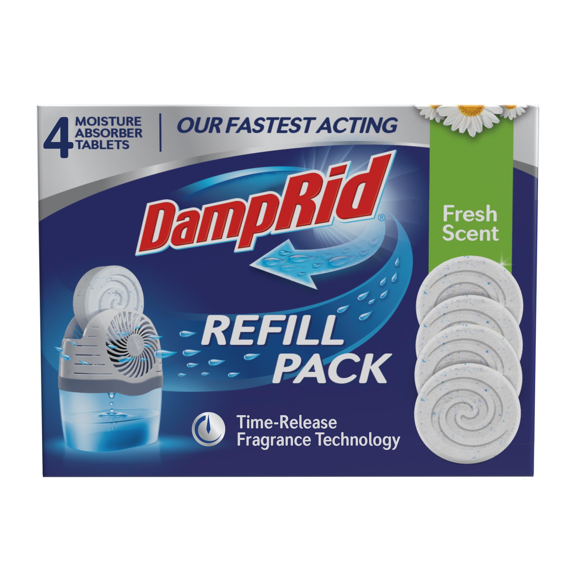 Amazon.com: DampRid Moisture Absorber Drop-In Tablet Refill Pack, Fresh ...